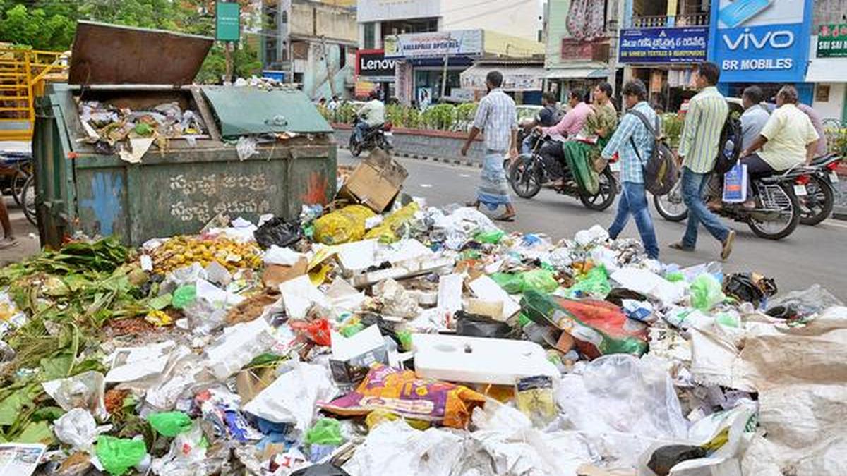 Temple city stinks as garbage piles up - The Hindu