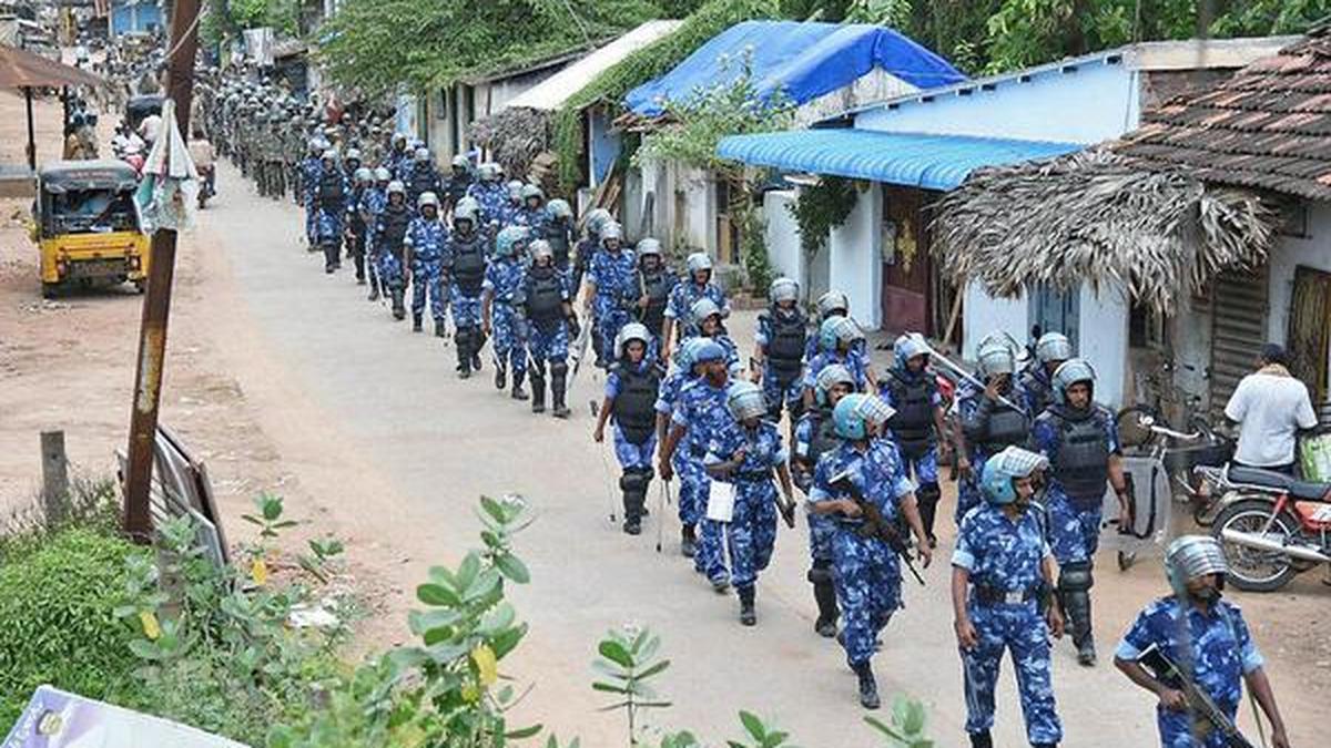 Curfew-like situation in Kirlampudi, Konaseema - The Hindu