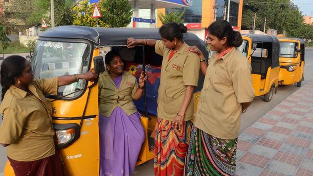 Women autorickshaw drivers making a mark in Tirupati - The Hindu