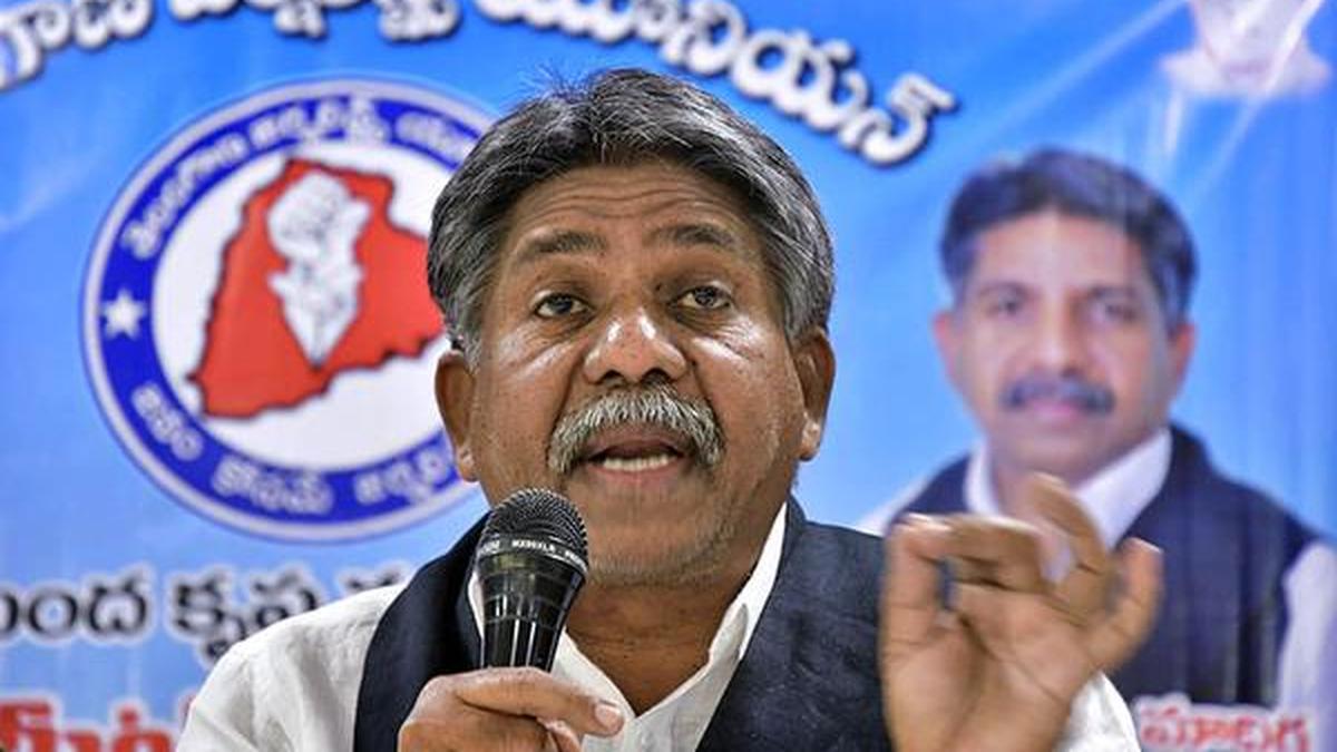 Krishna Madiga moots talks with Maoists - The Hindu