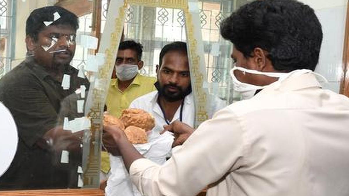 Locals get a chance to buy laddus - The Hindu