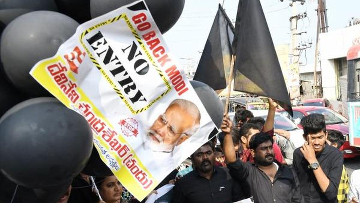 PM in Andhra Pradesh: No more Modi posters across State; #GoBackModi ...