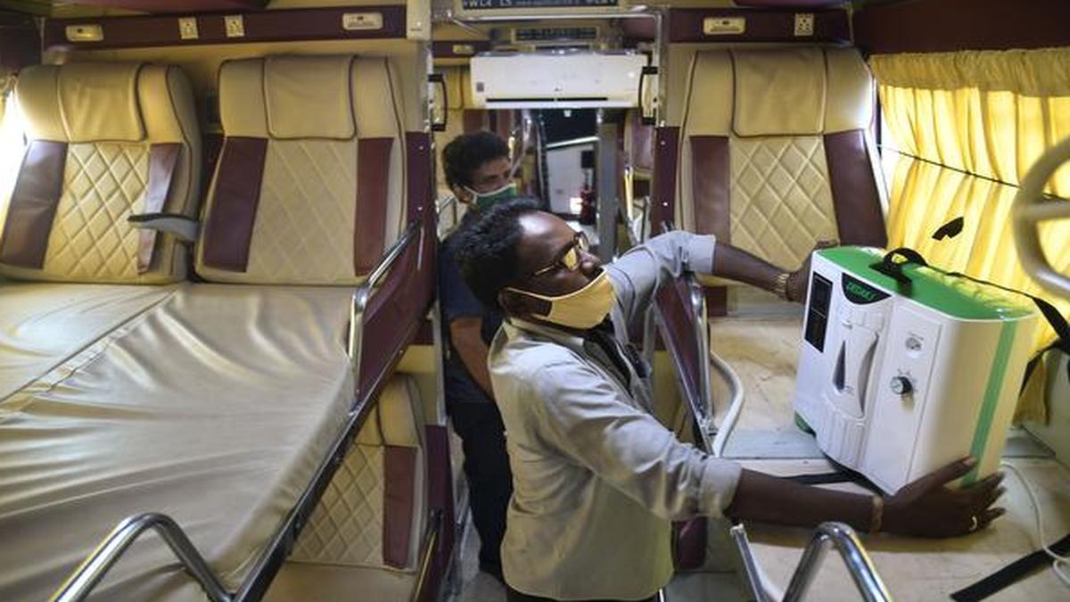 RTC turns sleeper buses into mobile hospitals - The Hindu