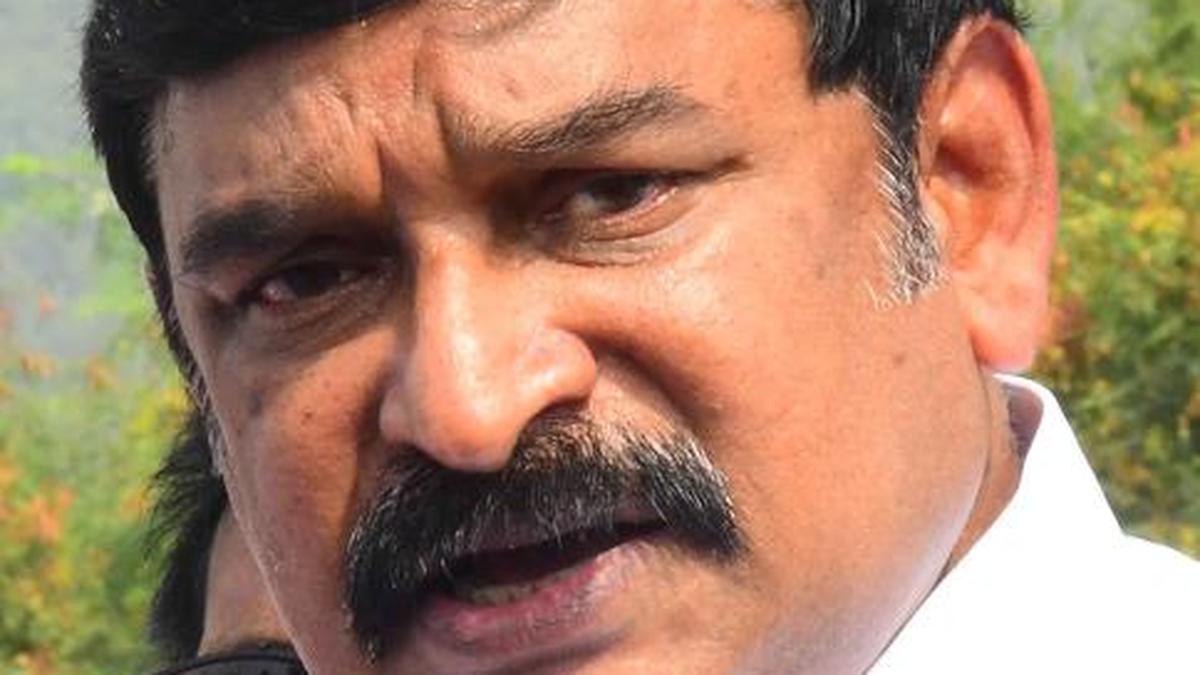 Former BJP MLA Vishnu Kumar Raju stages protest in favour of conducting ...