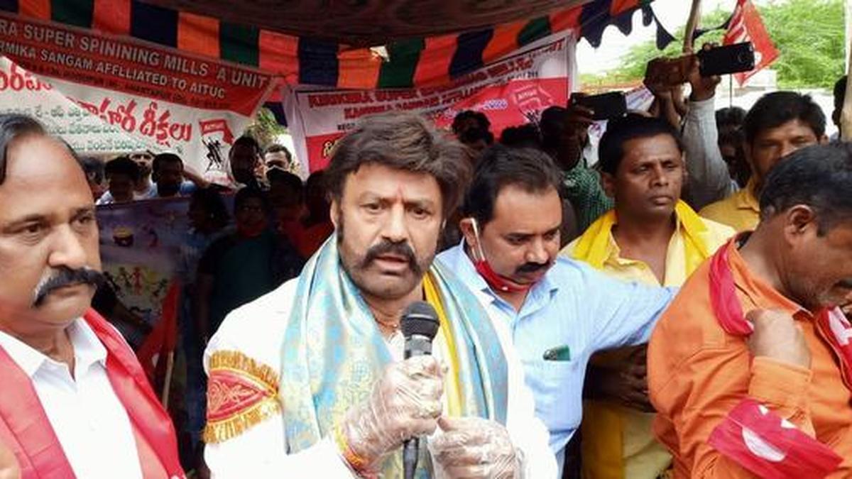 TDP’s Nandamuri Balakrishna calls YSRCP government as ‘demons' rule’ - The Hindu