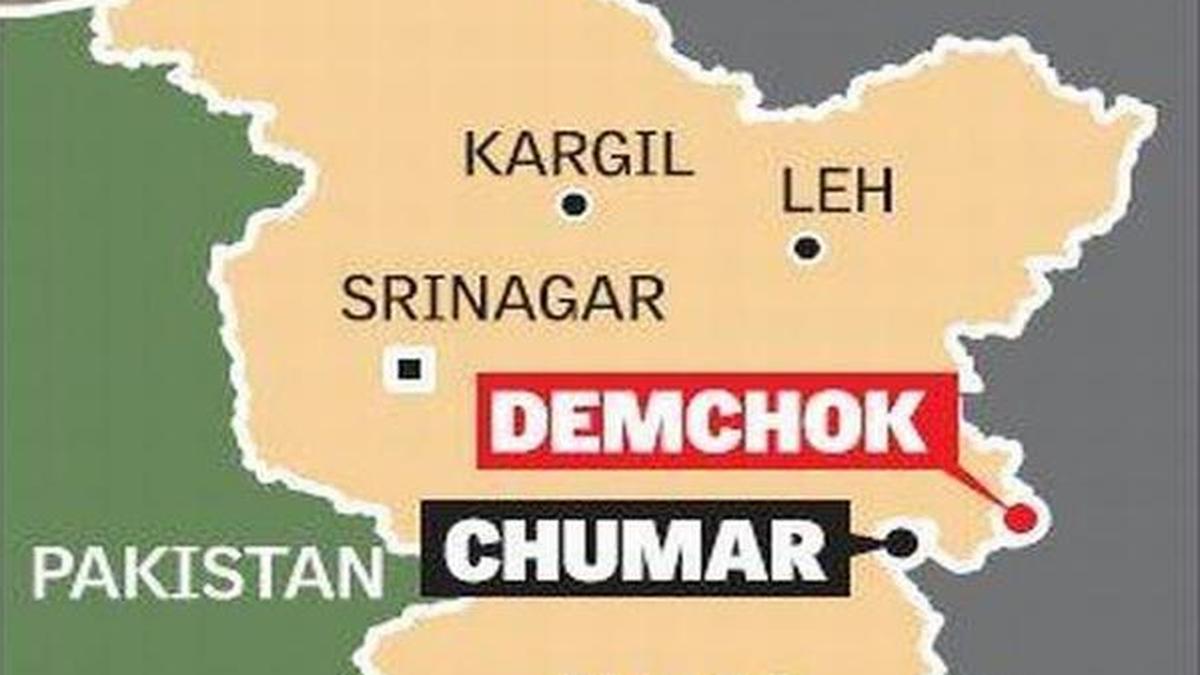 India, China stand-off in Demchok - The Hindu