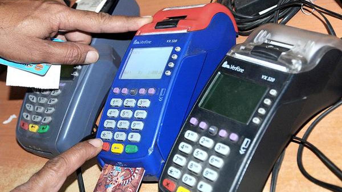 Network issues plague use of POS machines - The Hindu