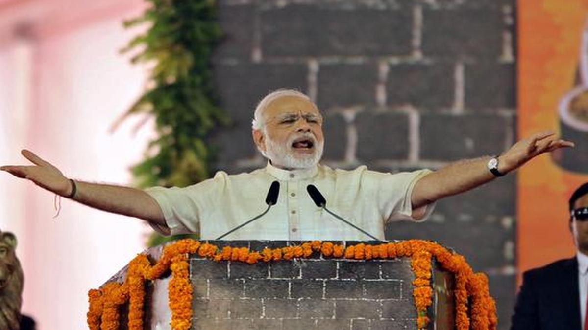 Narendra Modi addresses Parivartan Rally - The Hindu