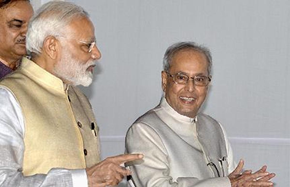You’ve been a mentor, Modi tells Pranab - The Hindu