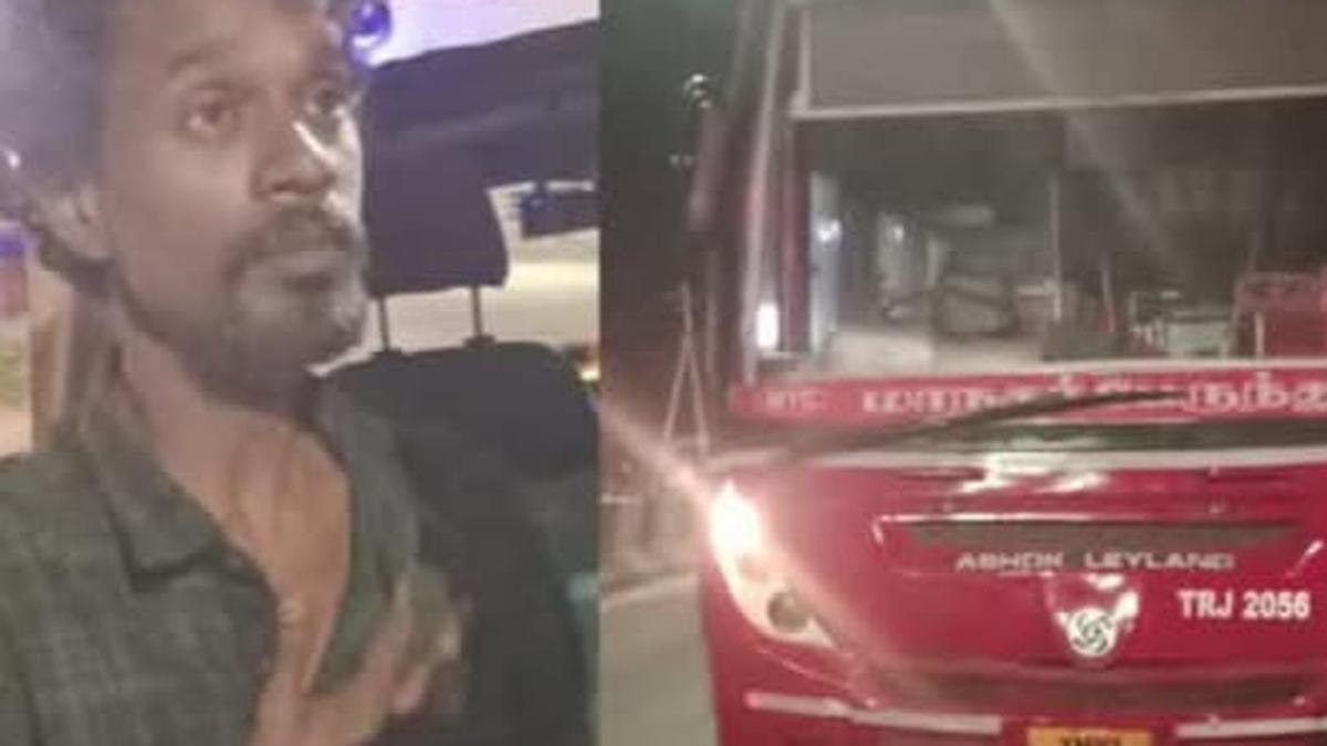 Chennai: Drunk man steals MTC bus to avenge conductor - The Hindu