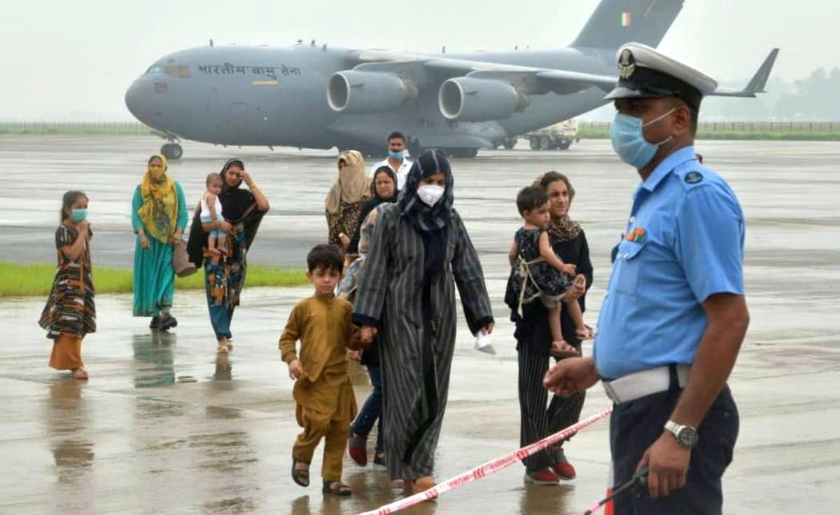 Afghan Sikhs, Hindus among 392 airlifted from Kabul - The Hindu