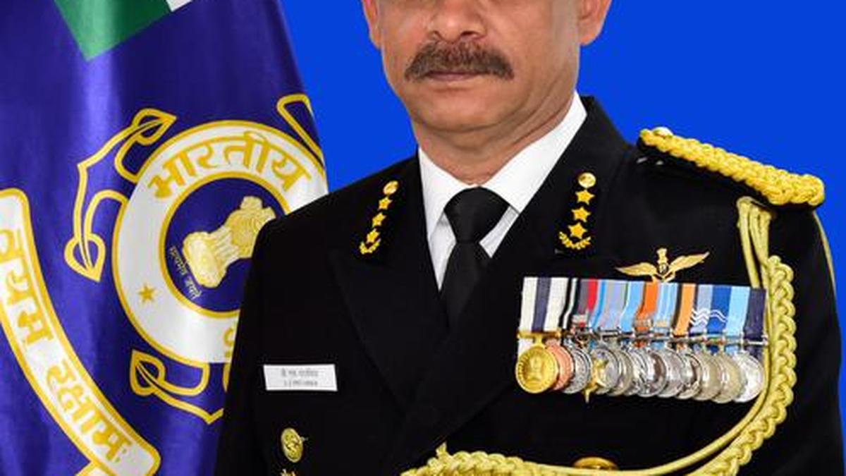 V.S. Pathania takes over as Coast Guard Director General - The Hindu