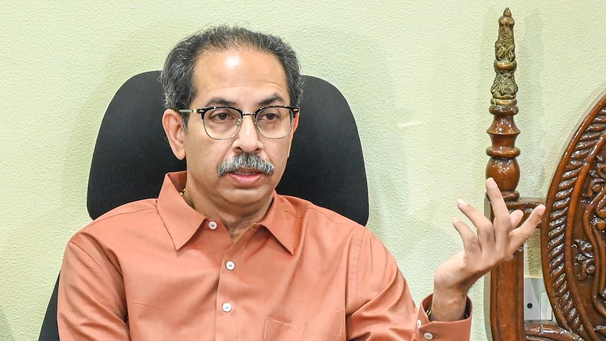 BJP dictatorial and opportunistic, says Uddhav Thackeray - The Hindu