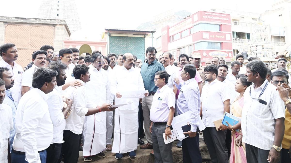 Paved Mada Streets around Arunachaleswara temple will be ready for use ...