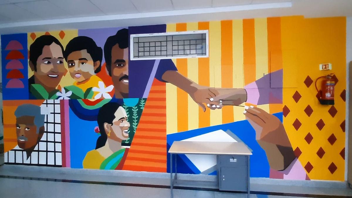 Strokes for change: Colourful murals by transwomen on voter awareness ...