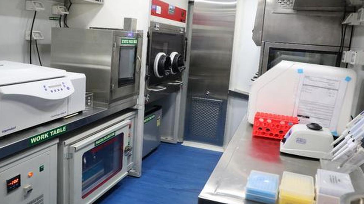 DFRL develops mobile COVID-19 testing lab - The Hindu