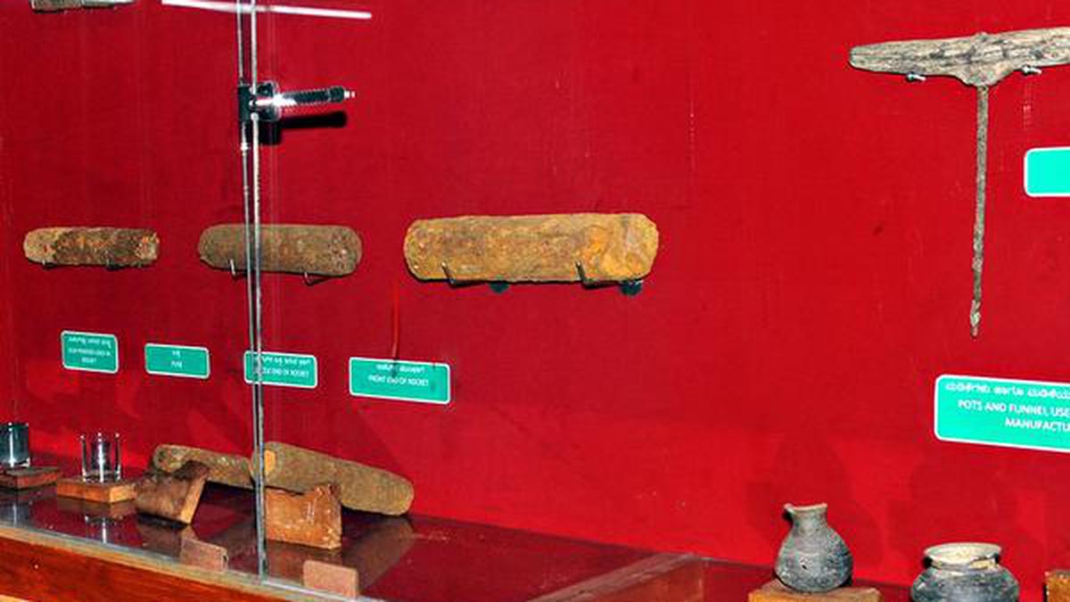13 war rockets of Tipu era on display at Shivamogga museum - The Hindu