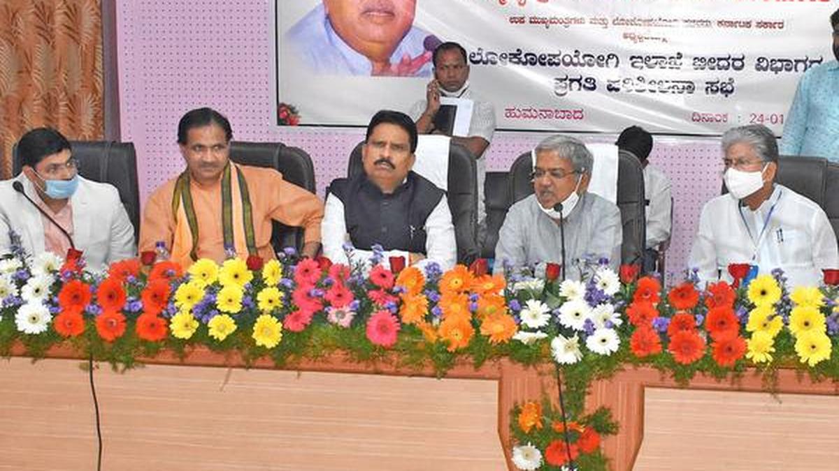 Karjol tells officials to complete pending works before March 31 - The ...