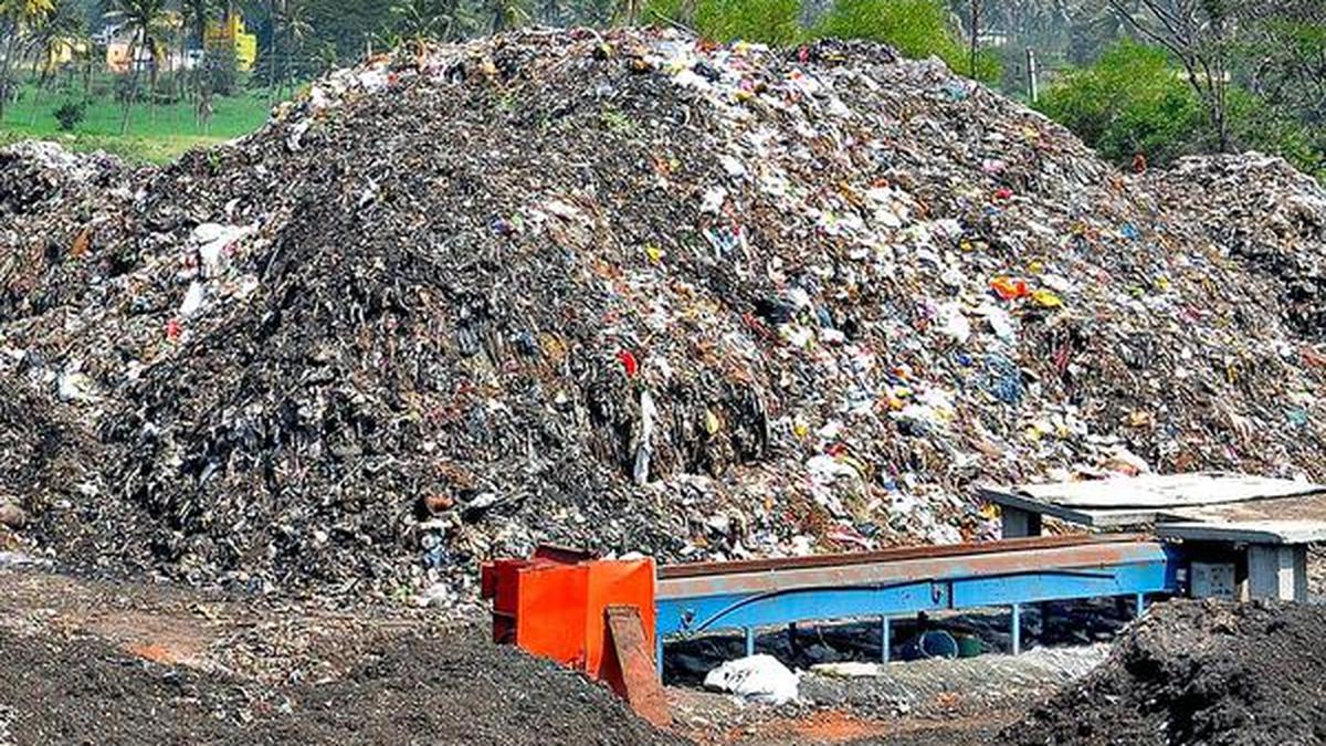 Legacy waste disposal project inching towards implementation - The Hindu