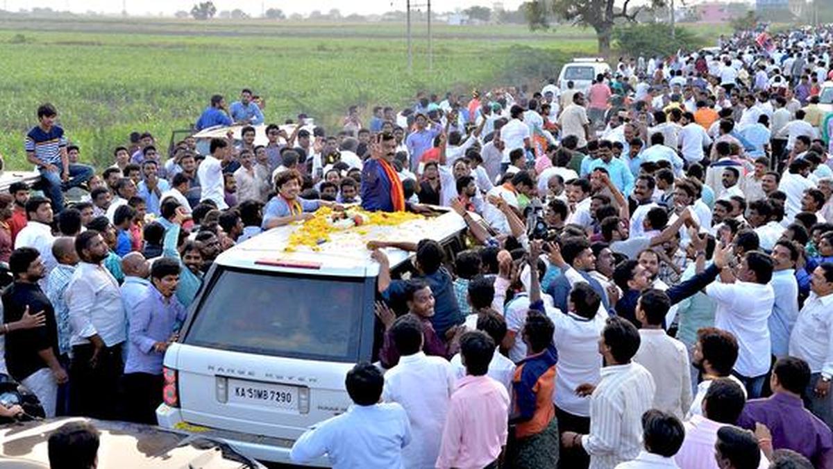 Reddy in Ballari after 5 years - The Hindu