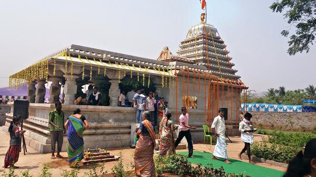 Ancient temples renovated in Talur village - The Hindu