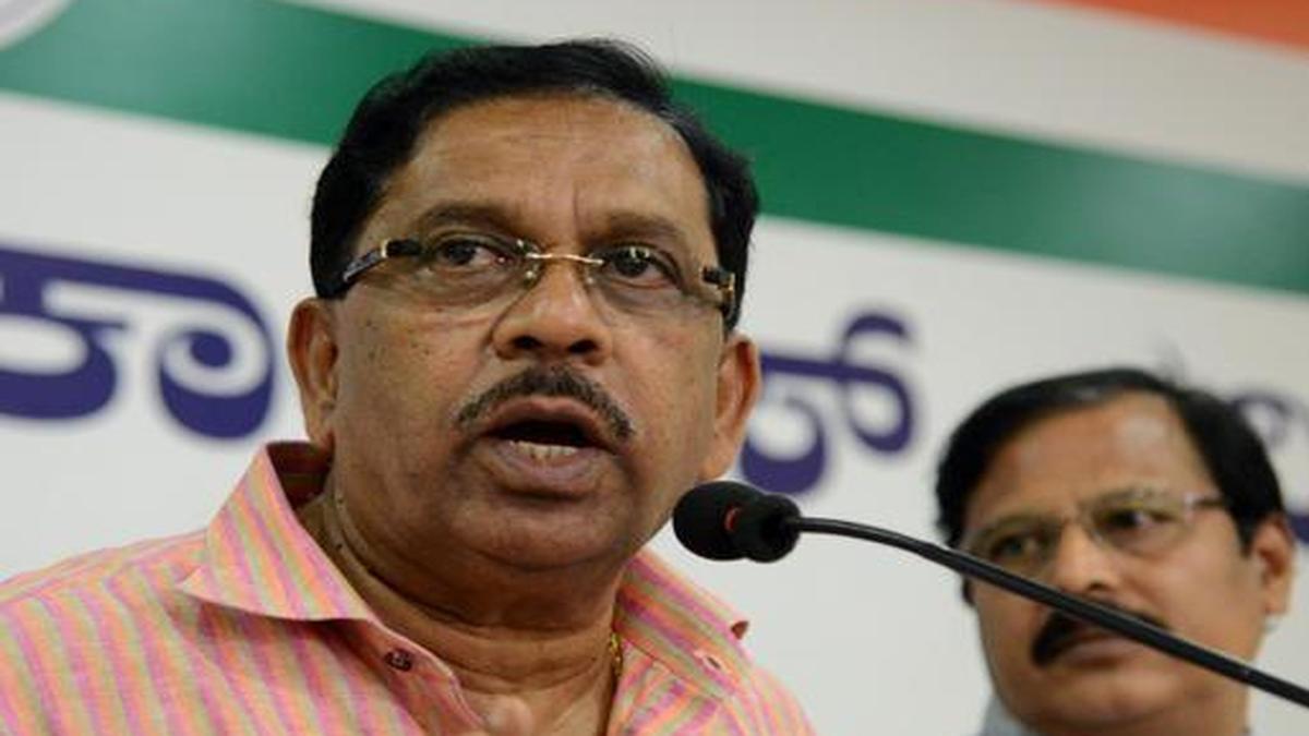 Parameshwara resigns from Cabinet - The Hindu