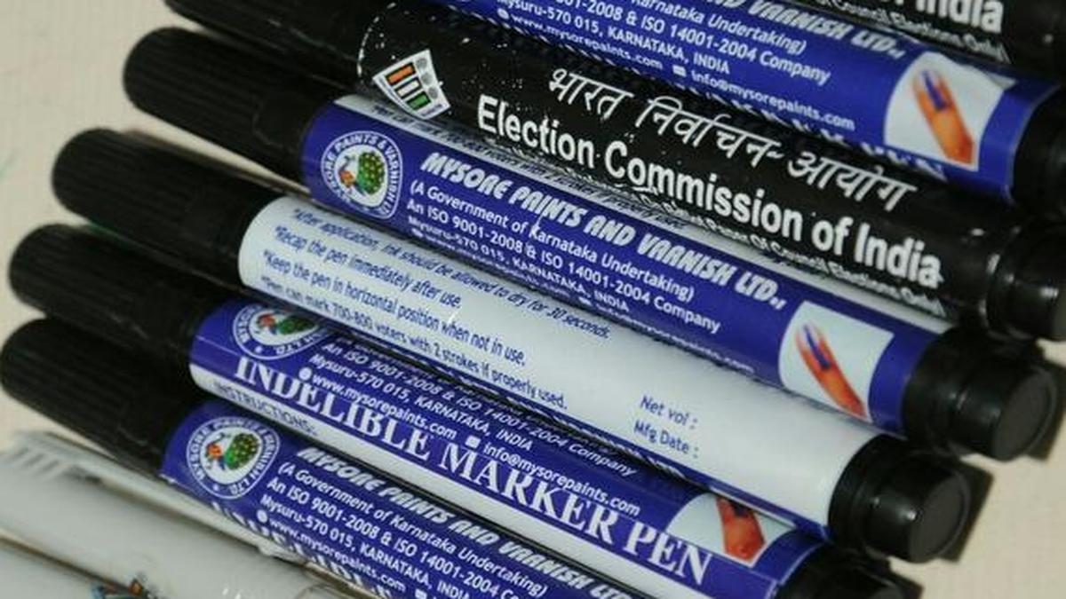 Indelible marker pen likely to be used for CMC, TMC polls ...
