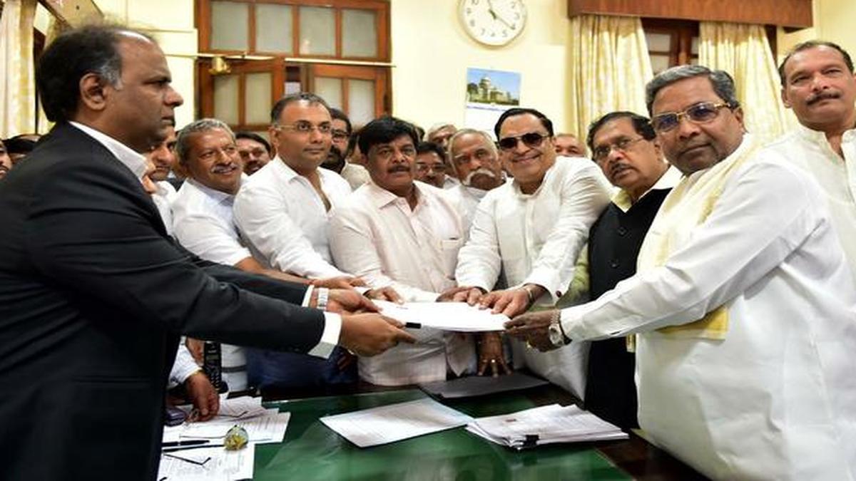 Legislative Council bye-poll: C.M. Ibrahim files nomination - The Hindu