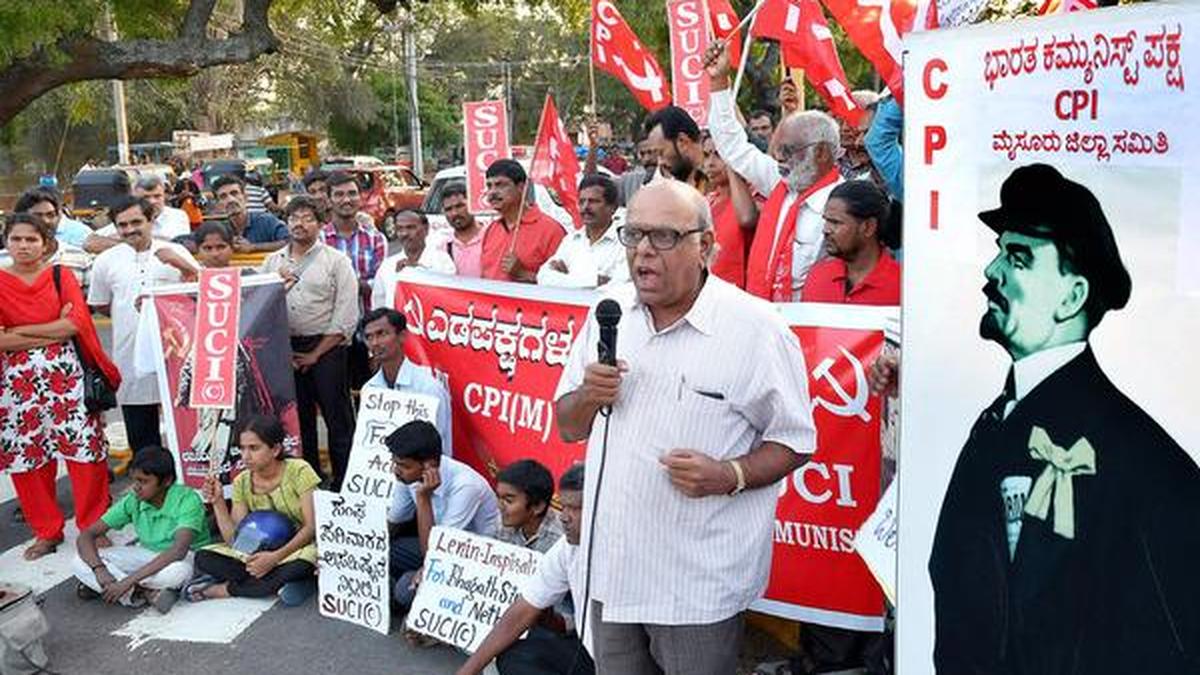 Demolition of Lenin’s statue sparks off protest - The Hindu