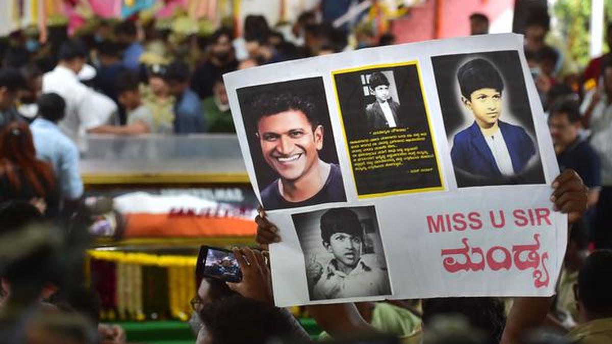 Chorus demanding Padma Shri award for Puneeth Rajkumar grows - The Hindu