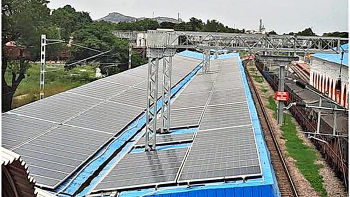 128 railway stations under SWR harness solar power - The Hindu