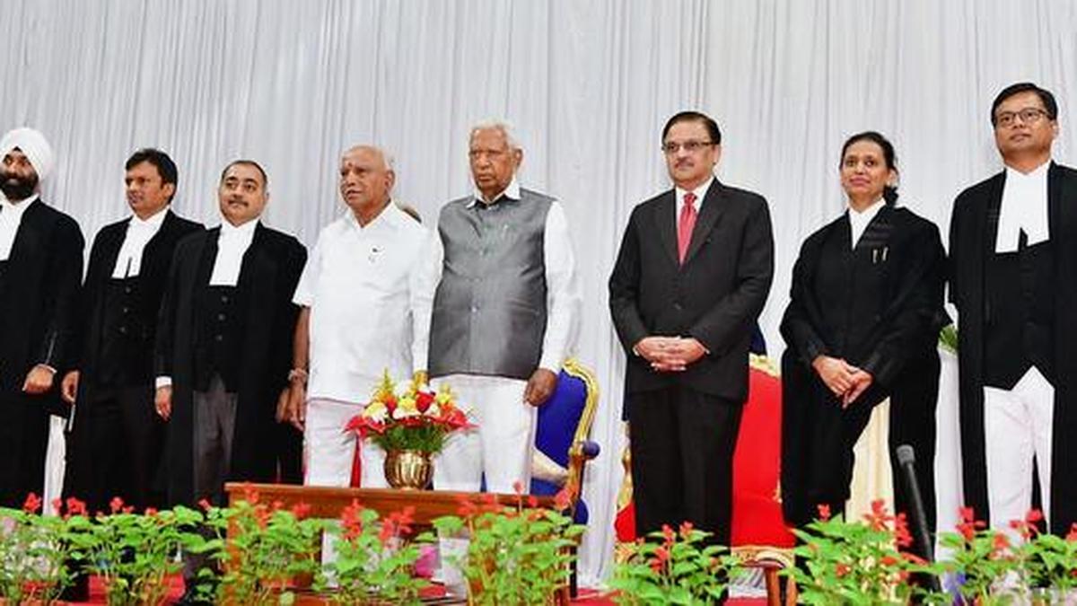 Five new additional judges of HC sworn in - The Hindu