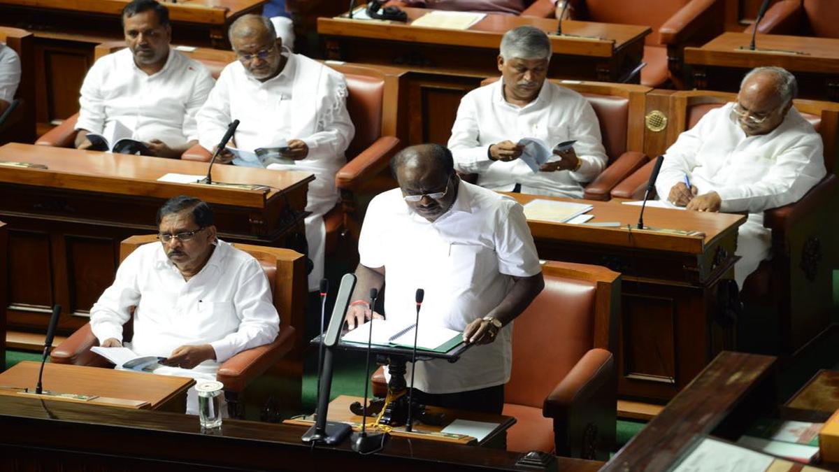 Kumaraswamy announces farm loan waiver in Karnataka Budget - The Hindu