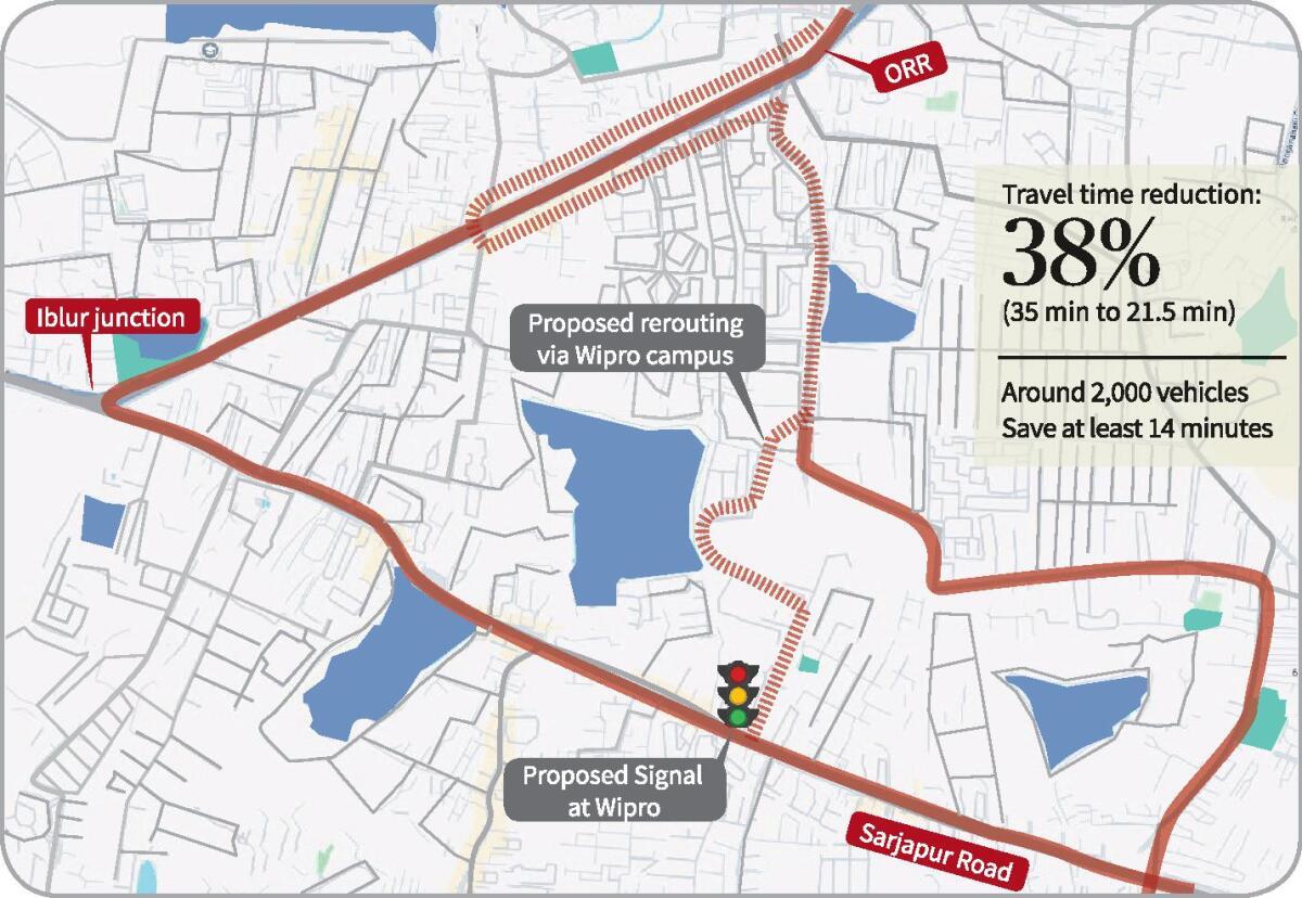 CM writes to Wipro seeking to access link road within their campus for ...