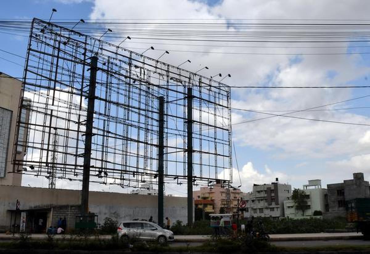 Hoardings to make a comeback in the city - The Hindu