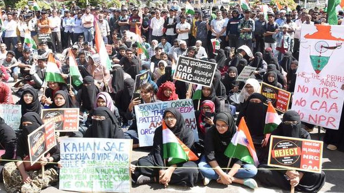 Two-day protest against CAA, NRC in Mysuru - The Hindu