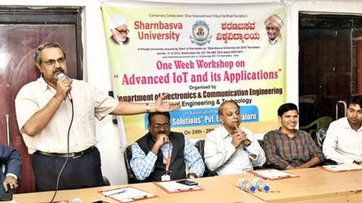 Sharnbasva University gets high-end Internetof Things laboratory - The ...