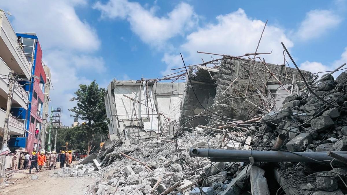 Bengaluru building collapse: Owner arrested - The Hindu