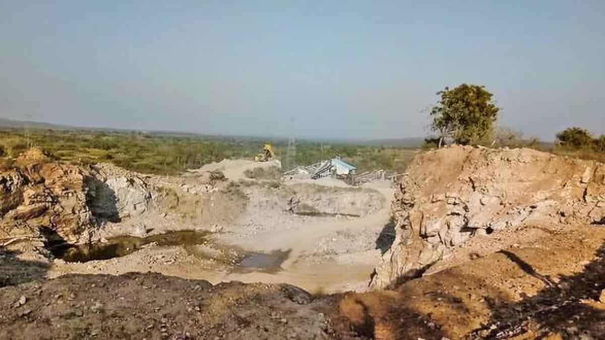 Residents demand closure of stone quarry - The Hindu