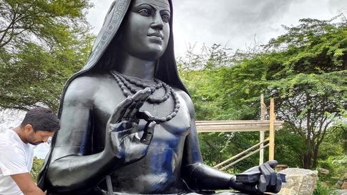 Adi Shankara statue being readied in Mysuru to adorn his samadhi at ...