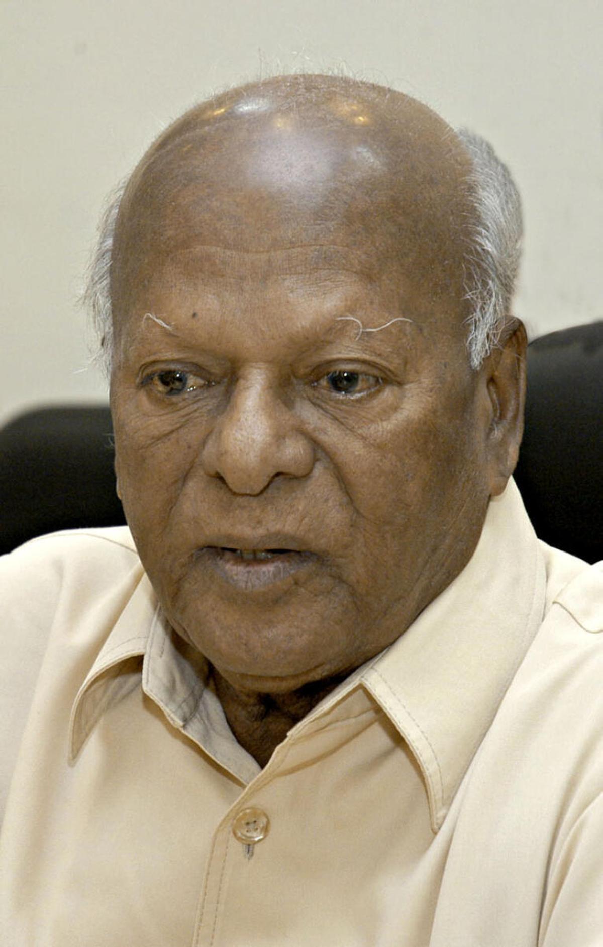 Former Union Minister R.L. Jalappa passes away - The Hindu