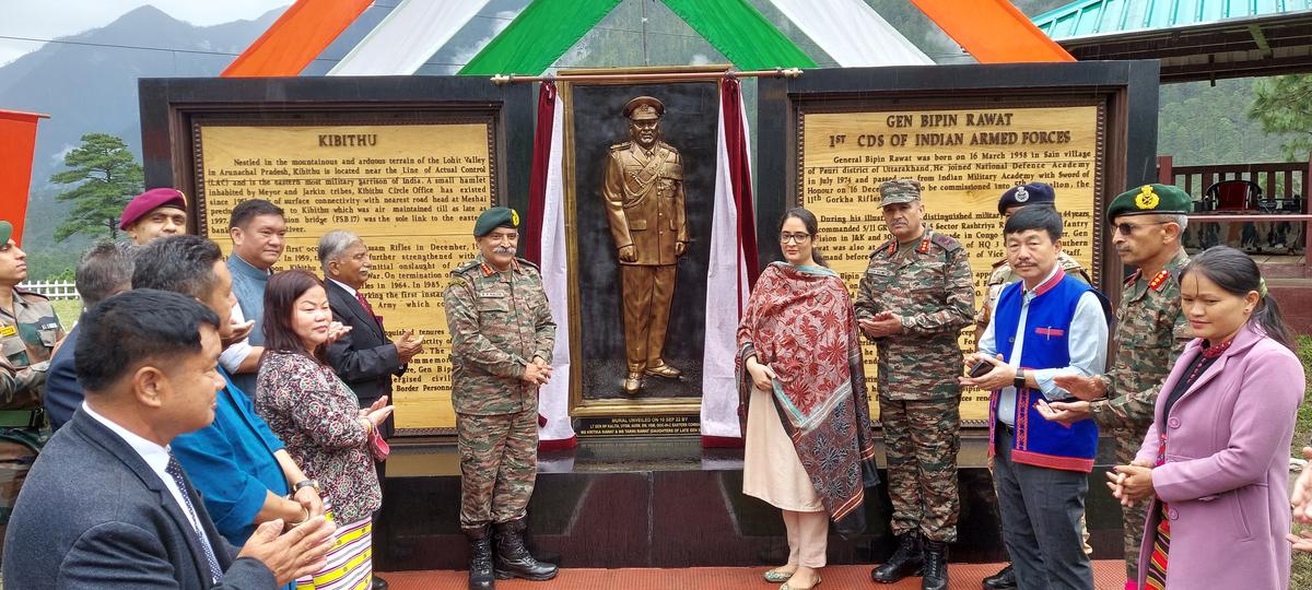 Kibithu camp renamed after General Rawat - The Hindu