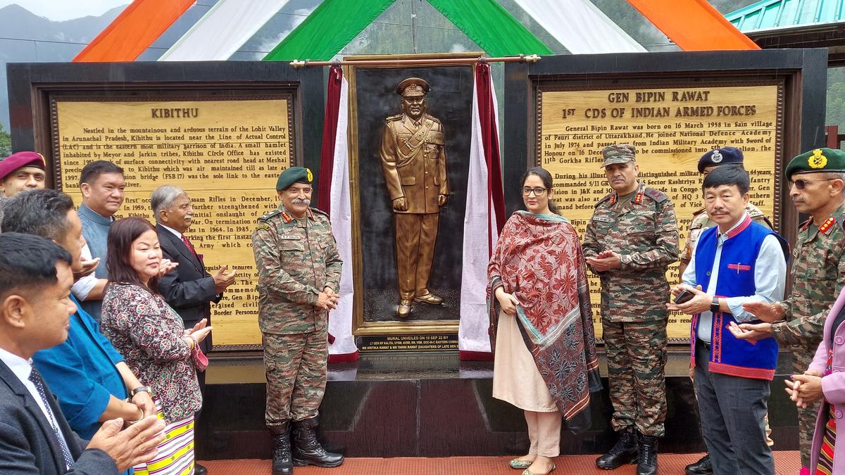 Kibithu camp renamed after General Rawat - The Hindu