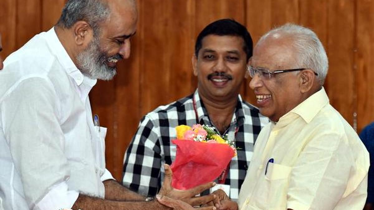 Krishnankutty sworn in as Minister - The Hindu