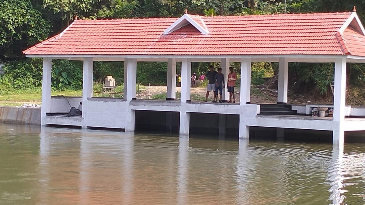 Construction of Neryamangalam boat jetty nearing completion - The Hindu