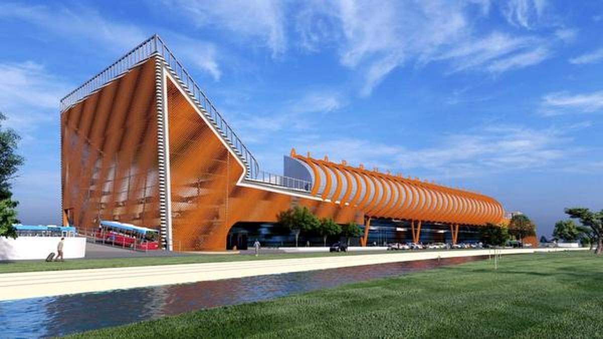 Stone laid for RTC mobility hub - The Hindu