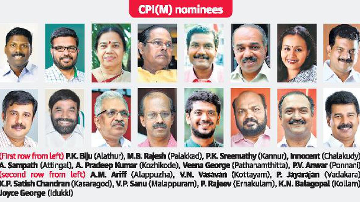 CPI(M) releases list of candidates - The Hindu