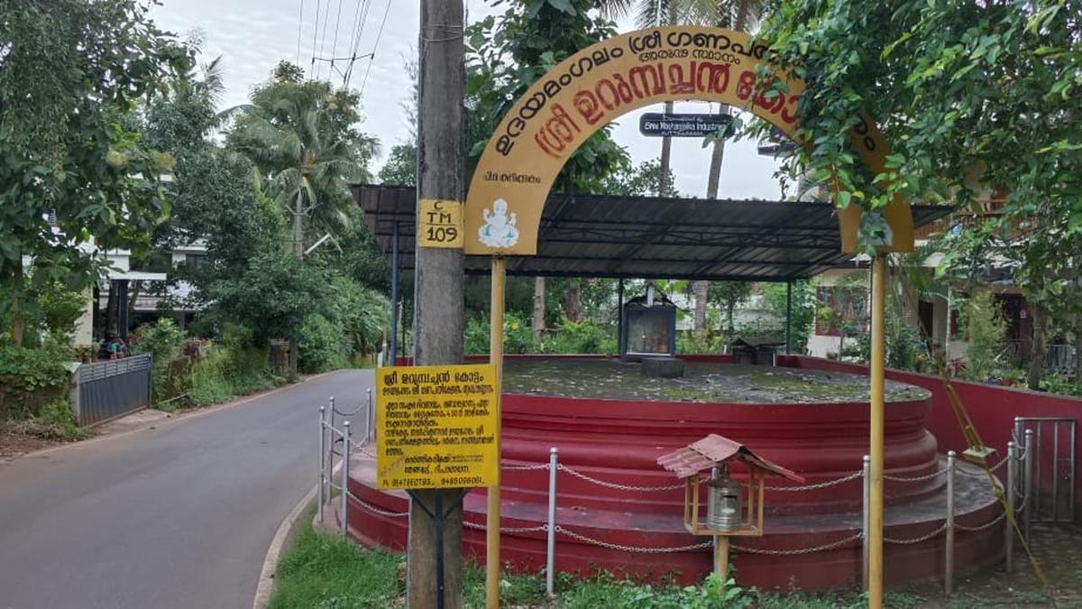 A temple of Father Ant to keep ants at bay - The Hindu