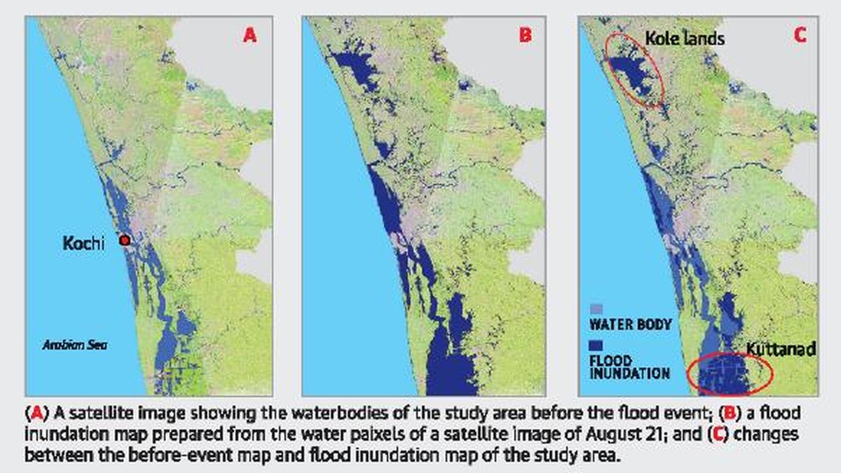 Researchers use satellite data for flood mapping - The Hindu