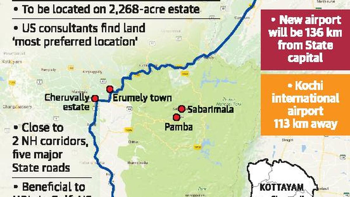 Sabarimala airport to come up on Cheruvally estate - The Hindu